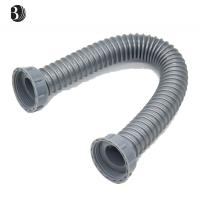 China Kitchen sink double thread connecting pipe basin drainage hose fittings of food waste processor for sale