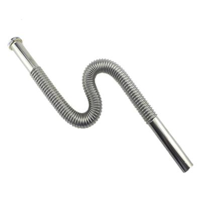 China 304 Stainless Steel Corrugated Pipe Sink Drainage Drain for Kitchen or Bathroom Stylish and Durable Drains for sale