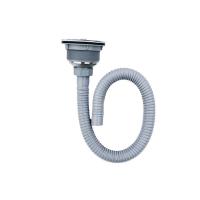 China Modern Stainless Steel Flexible Drainage Basin Pipes Deodorant Bathtub Drain Hose Polished Water Pipe Strainer Kitchen Bathroom for sale