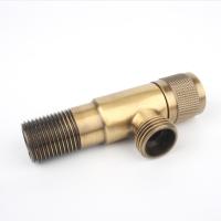 China High Quality 1/2 Inch Brass Square Angle Valve Chrome Plated for Kitchen and Bathroom Wash Basin Use for sale