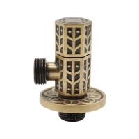 China High Quality 1/2 Inch Brass Square Angle Valve Chrome Plated for Kitchen and Bathroom Wash Basin Use for sale