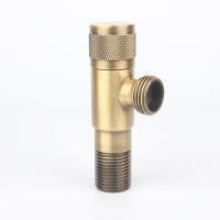 China Antique Angle Brass Cartrid Triangle Valve Hot Selling New Design for Bathroom Toilet Wholesale Faucet Accessories Wash Basins for sale