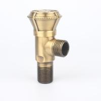 China Antique Angle Valve Design Triangle Valve Wash Basin Hot Sale Brass Manual Water Control ISO & OEM 3 Year Warranty for Bidet for sale