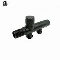 China Manual Control Angle Water Stop All-Copper Triangular Valve for Bathroom Toilet Hotel for sale