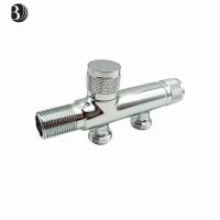 China Manual Control Angle Water Stop All-Copper Triangular Valve for Bathroom Toilet Hotel for sale