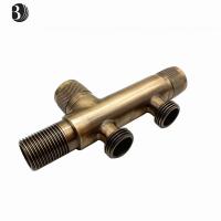 China Manual Control Angle Water Stop All-Copper Triangular Valve for Bathroom Toilet Hotel for sale