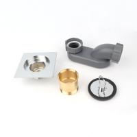 China CHROME PLATE Anti-Odor Ceramic Floor Drain Strainer and Flexible Drain Pipe for Hotels for sale