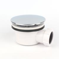 China Bangqi Modern Design White PP Main Body Plastic Floor Drain Waste Shower Tray Drain for Bathroom Bath Hotel Strainer Style for sale