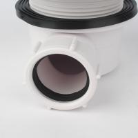 China Bangqi Modern Design White PP Main Body Plastic Floor Drain Waste Shower Tray Drain for Bathroom Bath Hotel Strainer Style for sale