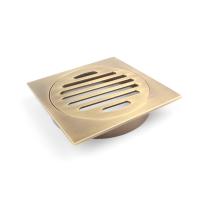 China Customizable Modern Linear Brass Swimming Pool Floor Drain and 50mm Water Seal Height for sale