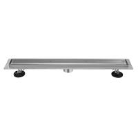 China Hotel 24-Inch Anti Odor Stainless Steel Floor Drain with Hair Catcher and Function for sale