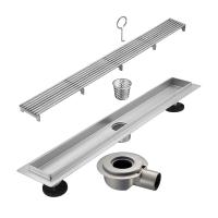 China 24-Inch Stainless Steel Floor Drain for Washroom in Hotels Anti-Odor Elimination for sale