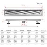 China 24-Inch Stainless Steel Floor Drain for Washrooms in Hotels and Other Facilities for sale