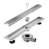 China Modern Design Stainless Steel 304 Floor Drain for Hotel Bathroom SS304 24inch/36inch for sale