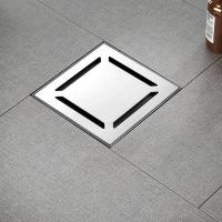 China Modern 4-Inch Floor Drain with Anti-Odor Grate for Hotels Popular Design for sale