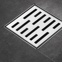 China Modern 4-Inch Floor Drain with Anti-Odor Grate for Hotels Popular Design for sale