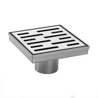 China Modern 4-Inch Floor Drain with Anti-Odor Grate for Hotels Popular Design for sale