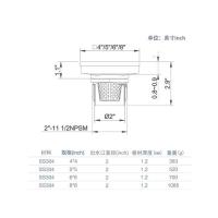 China Modern 4 Inch Floor Drain for Hotel Use Popular Anti-Odor Filter Shower Grate Manufactured by Anti-Odor Fitting Producer for sale