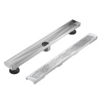 China 50.8mm Outer Diameter Long Stainless Steel Trap Shower Floor Drain for Hotel Bathrooms for sale