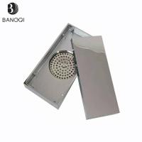 China Water Drainage Made Easy Long Invisible Floor Drain with Nickel Wire Drawing Texture for sale