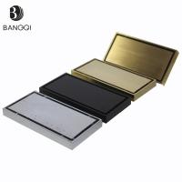 China Water Drainage Made Easy Long Invisible Floor Drain with Nickel Wire Drawing Texture for sale