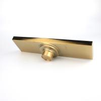 China Brass Linear Outdoor Long Shower Hidden Floor Drain for Washroom Modern Design 300*80mm for sale