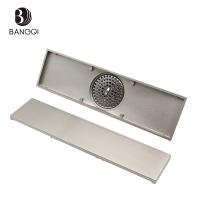 China Bathroom Stainer Antique Brass Color Invisible Long Floor Drain for Shower Kitchen for sale