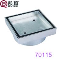 China Antique Brass Color Strainer Linear Bathroom Tray Perfect for Hotel Shower Floor Drain for sale