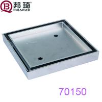 China Antique Brass Color Strainer Linear Bathroom Tray Perfect for Hotel Shower Floor Drain for sale