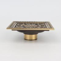 China Modern Design Brass Floor Drain Factory Wholesale for Bathroom and Hotel Multi-Style Strainer for Basin Use for sale