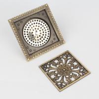 China Modern Design Brass Floor Drain Factory Wholesale for Bathroom and Hotel Multi-Style Strainer for Basin Use for sale