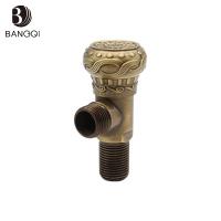 China Water Control Bathroom Toilet Regulator Brass Angle Radiator Valve For Faucet for sale