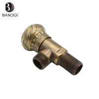 China Water Control Bathroom Toilet Regulator Brass Angle Radiator Valve For Faucet for sale
