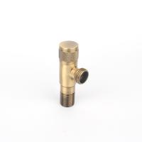 China Hotel Brass Cartridge Triangle Valve with Design Angled Basin Wash Toilet Faucet Accessory for sale
