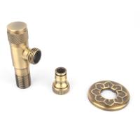 China Hotel Brass Cartridge Triangle Valve with Design Angled Basin Wash Toilet Faucet Accessory for sale