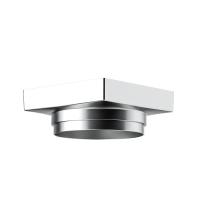 China Bangqi Modern 115*115mm 75mm Brass Smart Floor Waste Drain Australia Bathroom Apartment Chrome Plated Strainer Tile Insert Basin for sale