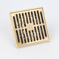 China Hotel BQ20160 Antique Brass Anti-Odor Shower Floor Drain for Polished Basin Hotel for sale