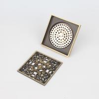 China BQ20125 High Quality Brass Floor Drain Modern Anti-Odor Shower Floor with Antique Style for Hotels and Basins for sale