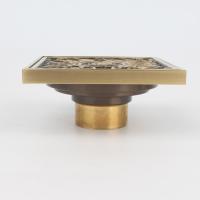 China BQ20125 High Quality Brass Floor Drain Modern Anti-Odor Shower Floor with Antique Style for Hotels and Basins for sale