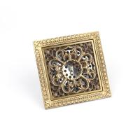 China 5 Inches Antique Bronze Anti-Clogging Square Brass Bathroom Floor Drain for Basin Use Removable Cover Shower Washing Machine for sale