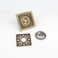 China 5 Inches Antique Bronze Anti-Clogging Square Brass Bathroom Floor Drain for Basin Use Removable Cover Shower Washing Machine for sale