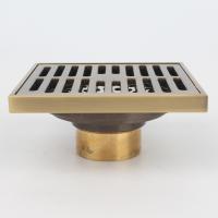 China Anti Odor Modern Design BQ20160 Brass Square Floor Drain for Hotels and Balconies for sale