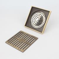 China Anti Odor Modern Design BQ20160 Brass Square Floor Drain for Hotels and Balconies for sale