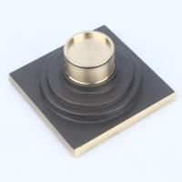 China Antique Copper 10x10cm Floor Drain Brass Square Shower Waste Drain Washer Ground Drainer for Bathrooms for sale