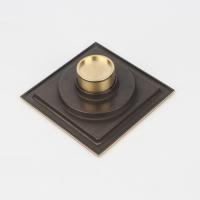 China Modern Style Brass Square Bath Flower Shower Strainer Floor Drain Waste Cover Washer for Bathrooms and Washrooms for Basin Use for sale