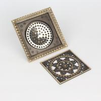 China BANGQI Antique Brass Square Shower Drain Hot Sale Floor Drain from China for sale