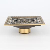 China BANGQI Antique Brass Square Shower Drain Hot Sale Floor Drain from China for sale