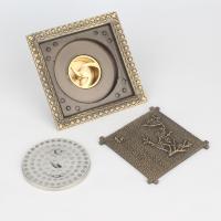 China Modern 5-Inch Brass Bathroom Shower Drains Square Shower Floor Waste Drain with Basin Usage for Hotels for sale