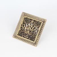 China BANGQI Square Shower Brass Floor Drain with Smooth Surface and Anti Odor Function for sale