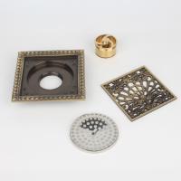 China BANGQI Modern Design Square Shower Floor Drain Firmer Quality Brass for Hotel Usage Good Price Basin Accessory for sale